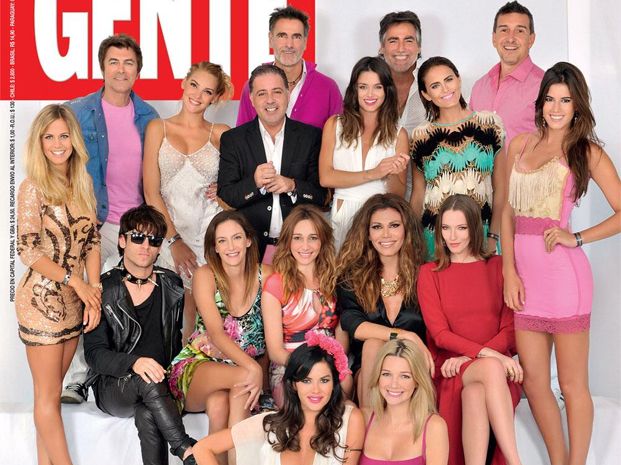 La fiesta de rosa de Gente con Flor de la V, Doman, Jelinek y otros
