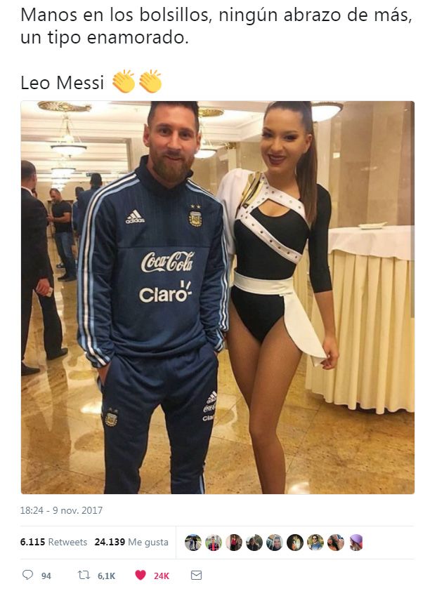Por Qué Se Hizo Viral La Foto De Messi Con Una Hermosa Mujer