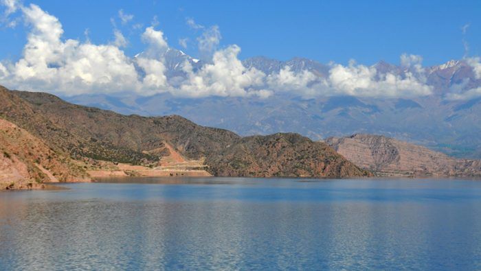 Así funciona el dique Potrerillos por dentro en un año seco