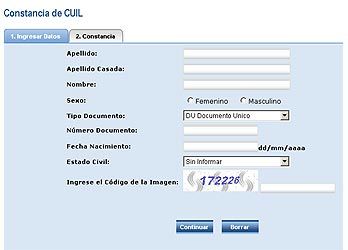 Cómo obtener la constancia del CUIL o CUIT