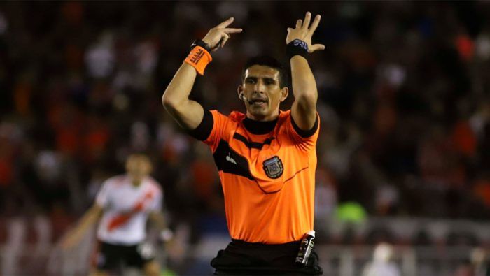 Andrés Merlos se convirtió en meme tras su partido River-Vélez