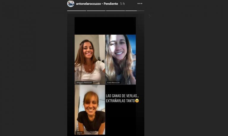 Es genial la foto que Anto Roccuzzo publicó junto a sus hermanas Carla ...