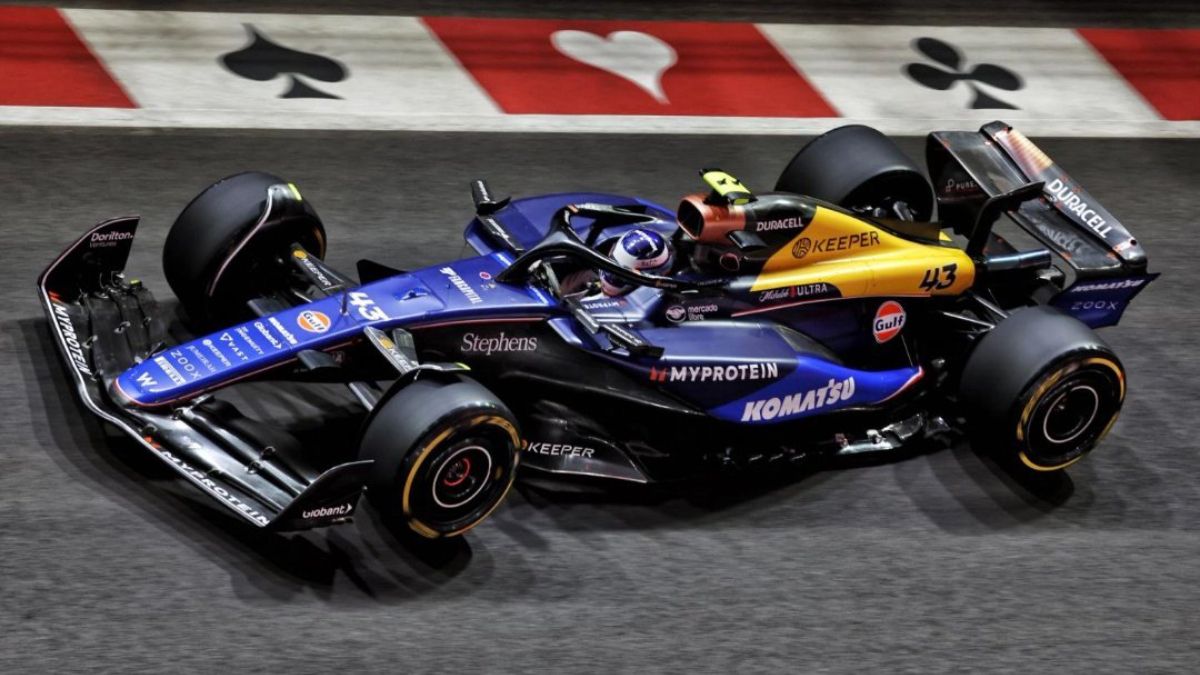 Franco Colapinto chocó con el Williams en la Q2 del GP de Las Vegas de ...