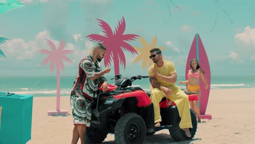Maluma y Ricky Martin estrenaron No se me quita