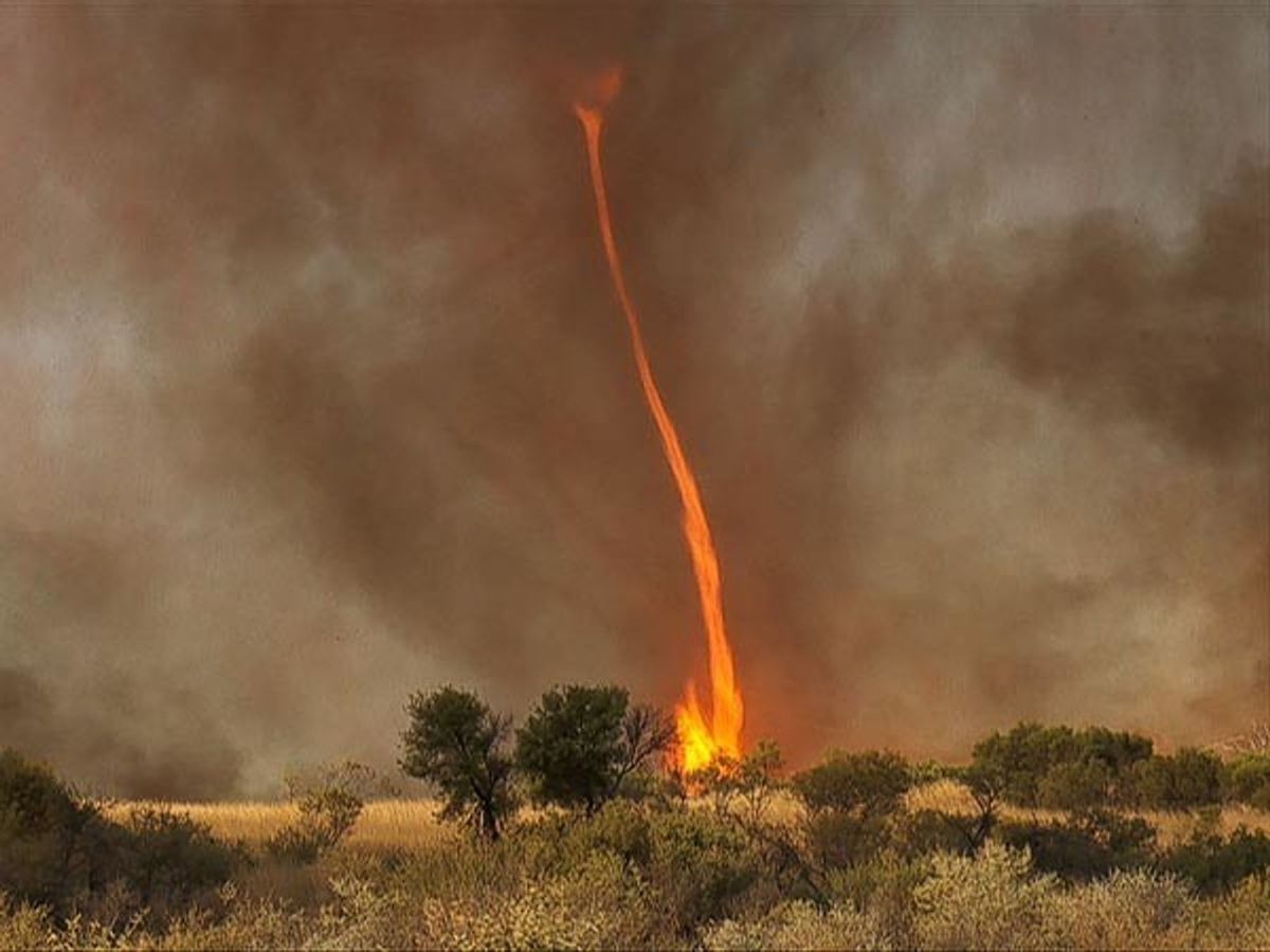 Tornado de fuego: el fenómeno extremo que incendió el cielo de Utah