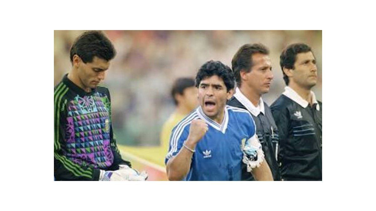 Maradona recordó el esfuerzo del Mundial 90 con un emocionante posteo