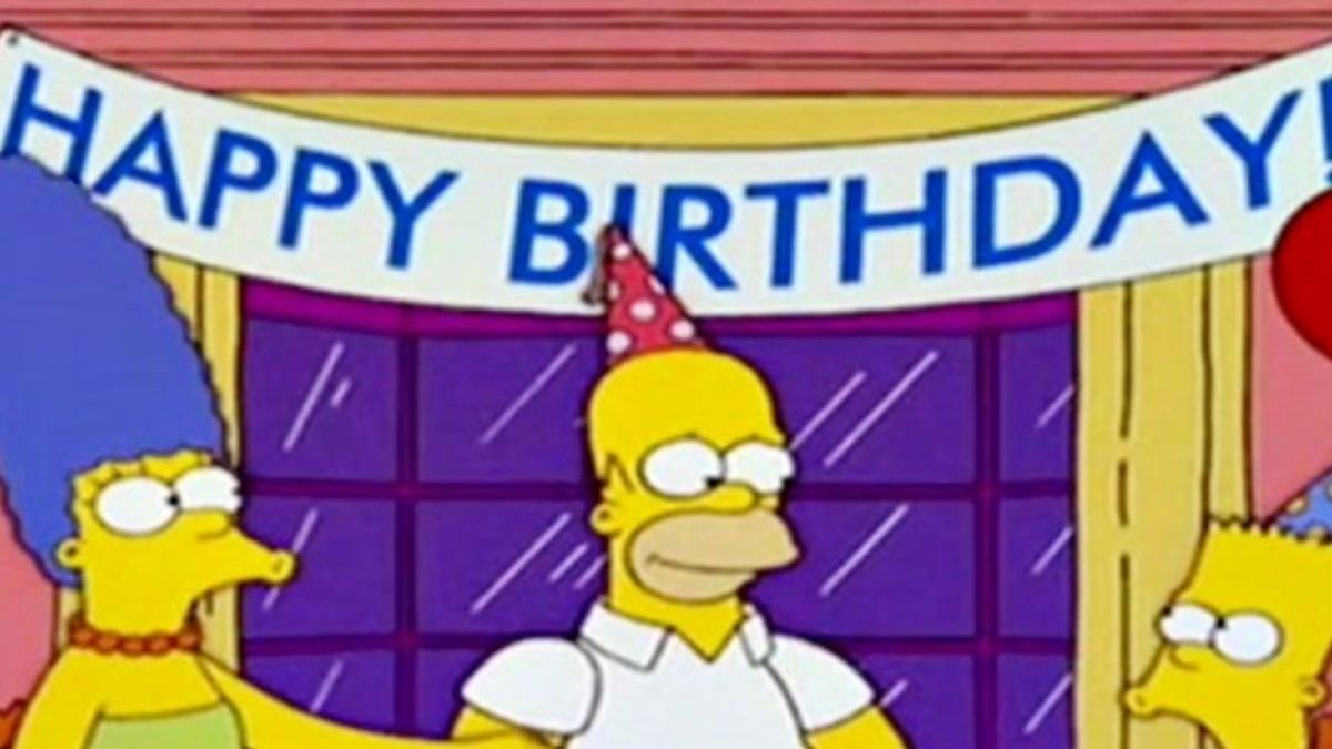 Homero Simpson cumple años y las redes se llenaron de saludos