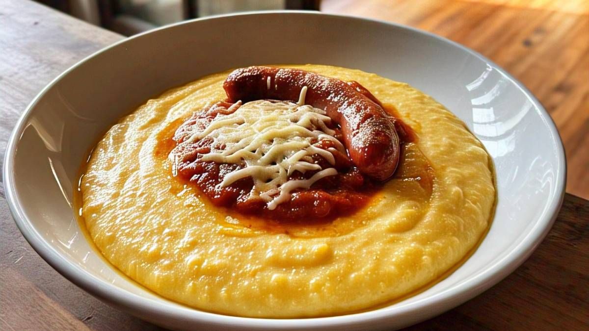Cómo hacer Polenta con queso, tuco y chorizos: la receta cremosa ...