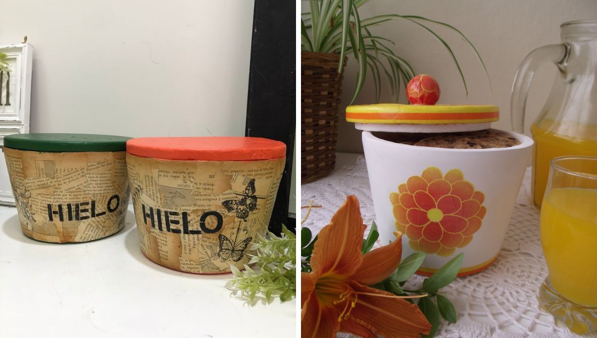 Recicla los potes de helado y crea esta espectacular idea para decorar ...