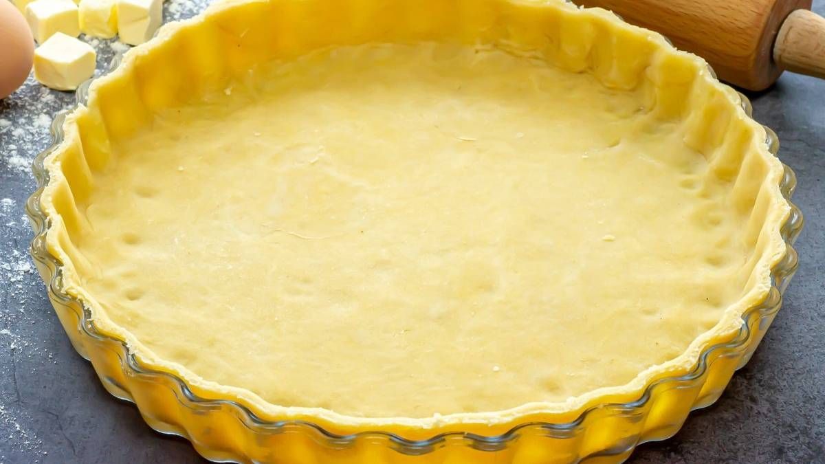 Masa para tarta dulce, la receta con 5 ingredientes y en 25 minutos