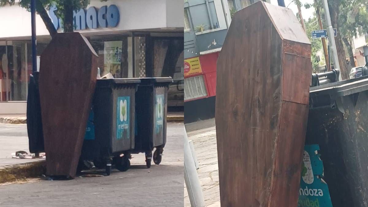 Un ataúd hallado en la Alameda generó desconcierto y todo tipo de ...