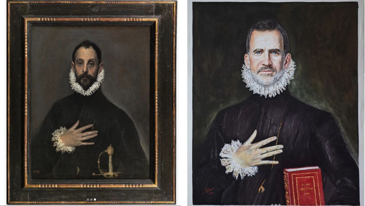 Así se vería el rey Felipe VI si fuera el protagonista del cuadro ...