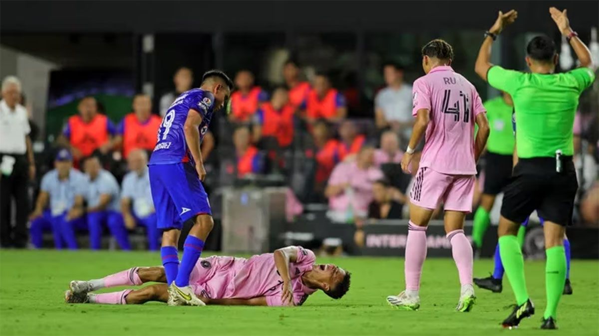 La grave lesión que tuvo un jugador de Inter Miami a quien Messi le ...