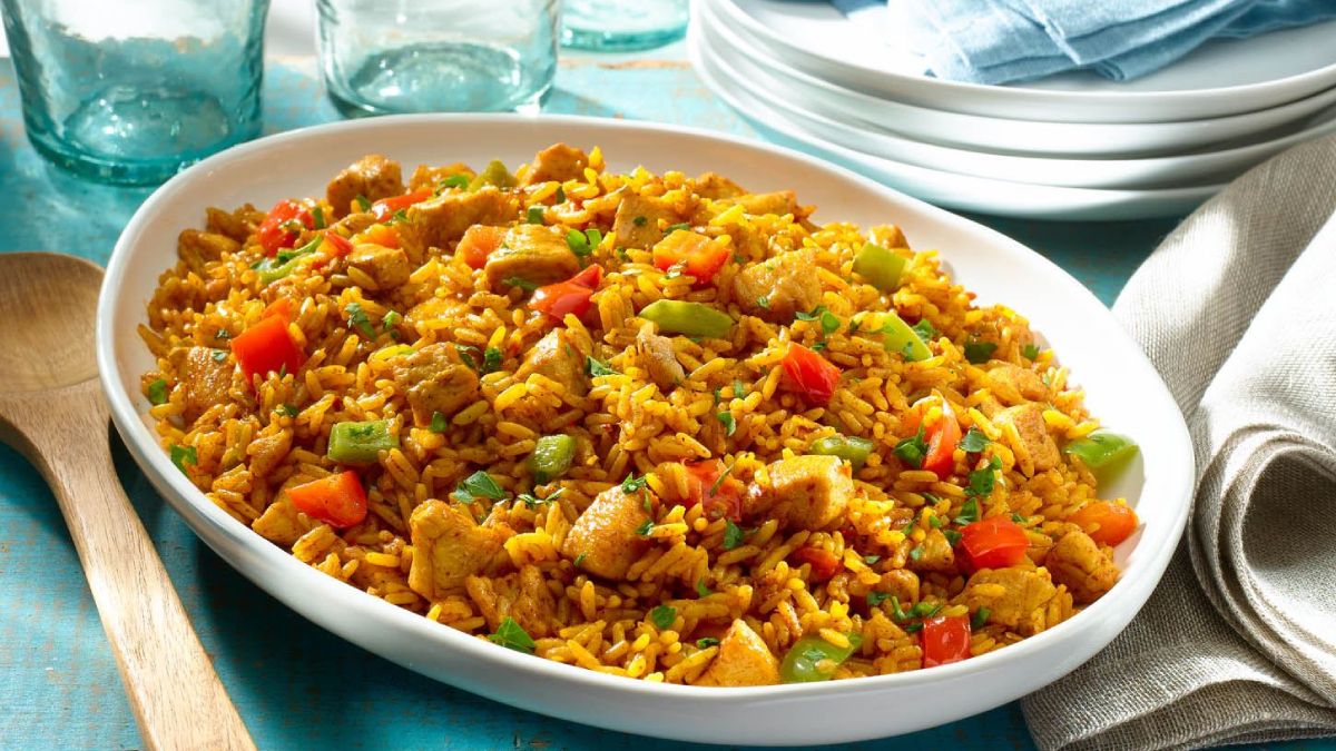 Arroz con pollo cremoso, la receta riquísima para comer en 30 minutos