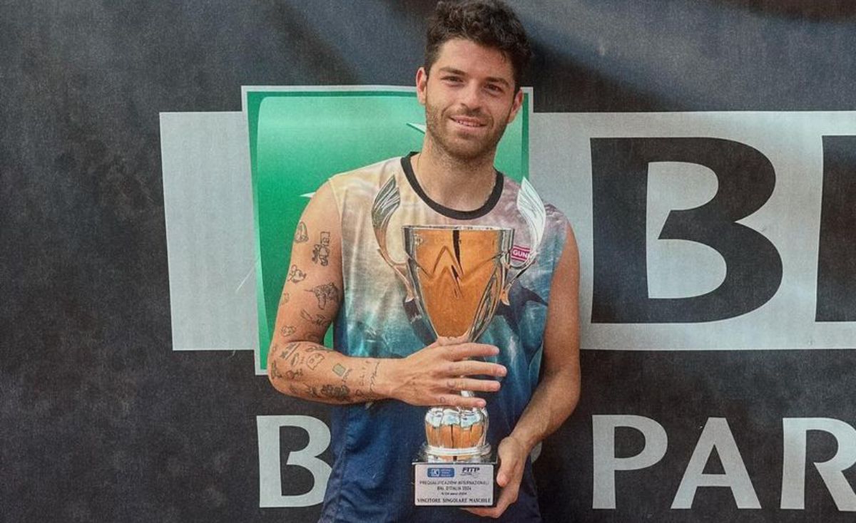 Facundo Juárez Vila disfruta en Italia de una nueva etapa de su carrera tenística