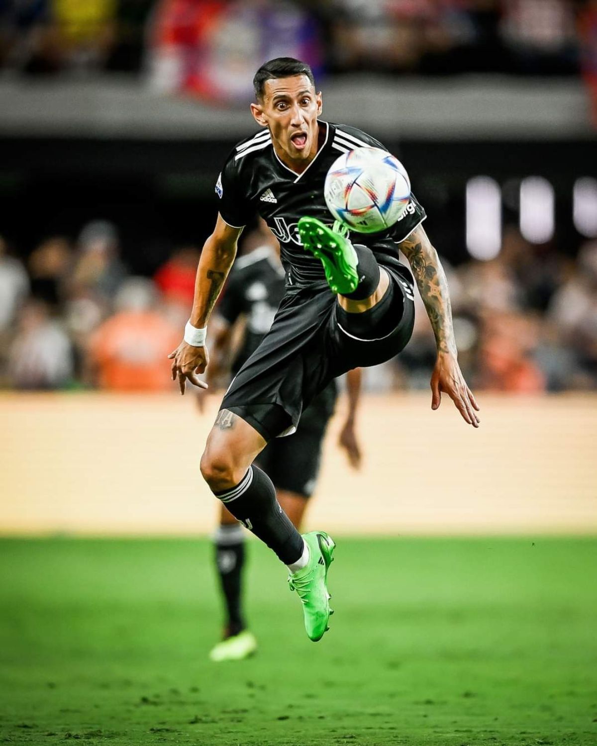 Ángel Di María fue titular en su debut en la Juventus