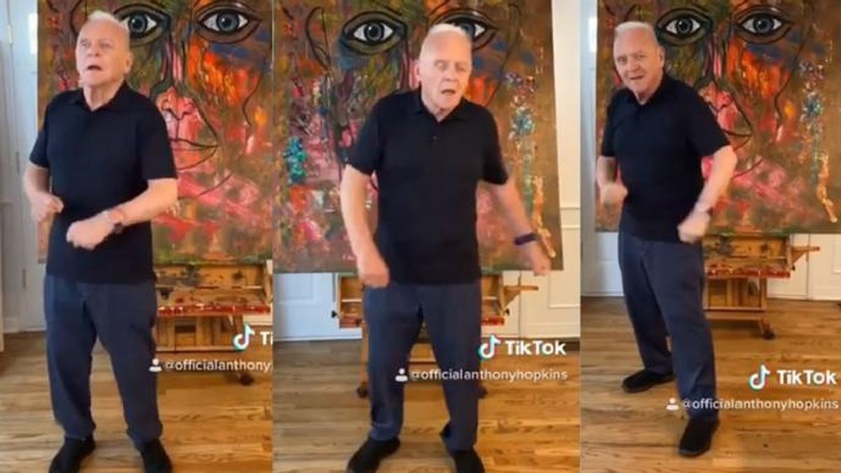 ¡Viral! Anthony Hopkins hizo un video de Tik-tok y la rompió