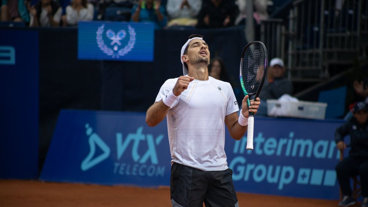 Pedro Cachin jugará en Gstaad su primera final en el ATP Tour