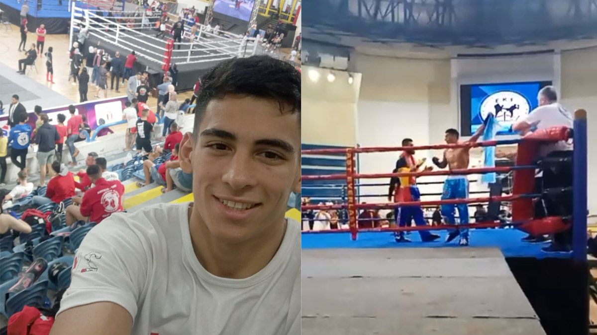 Fernando Amaya, doble campeón mundial de kickboxing