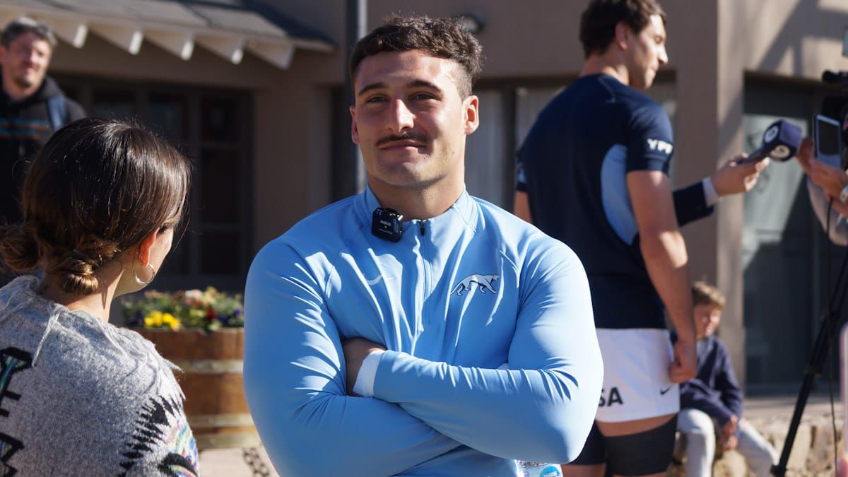 Rodrigo Isgró y el sueño cumplido de estar con Los Pumas en Mendoza