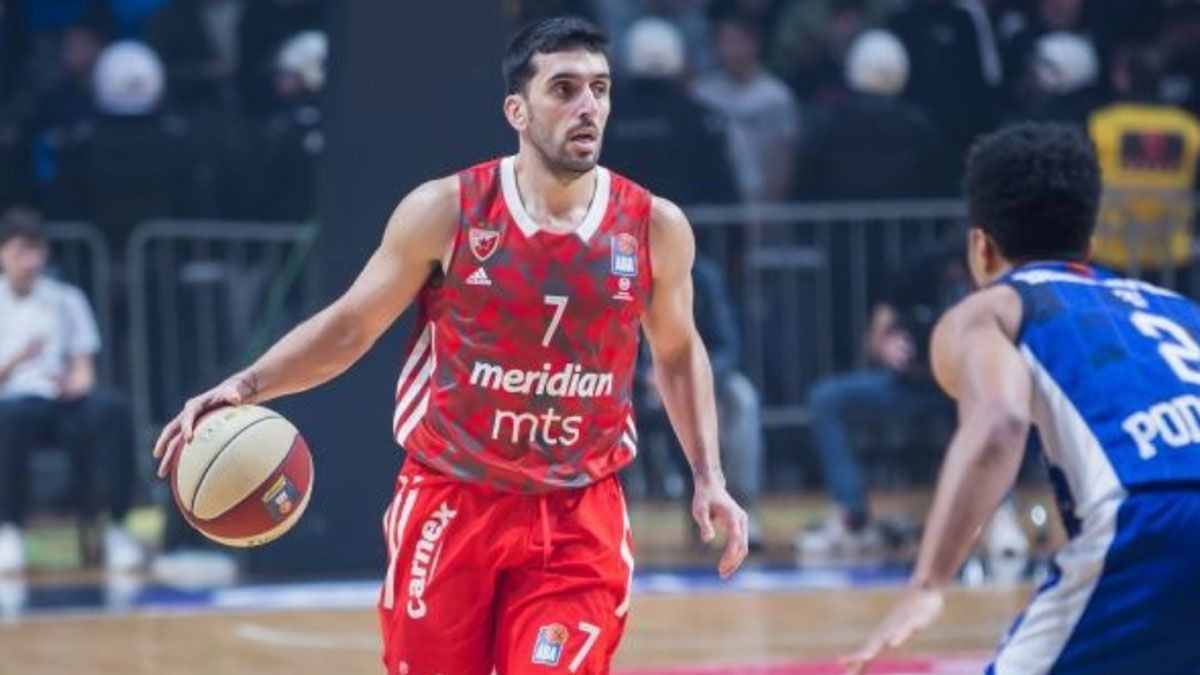 Facundo Campazzo y otra gran noche en el Estrella Roja
