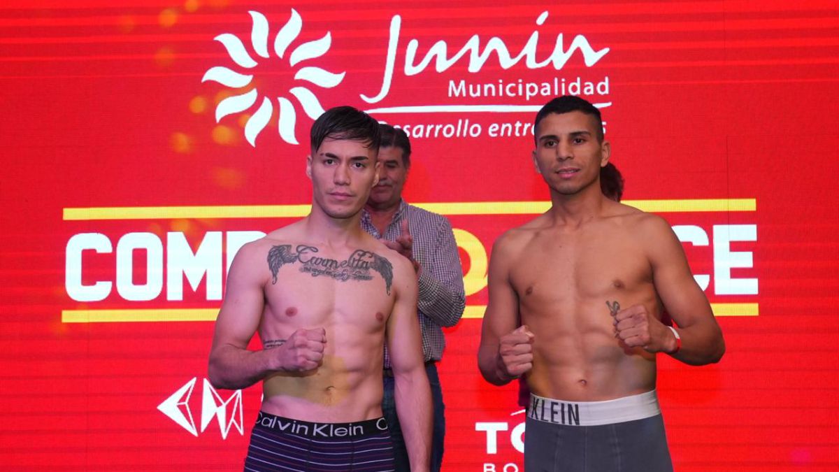 Maximiliano Segura y Franco Rodríguez superaron el pesaje y este sábado ...