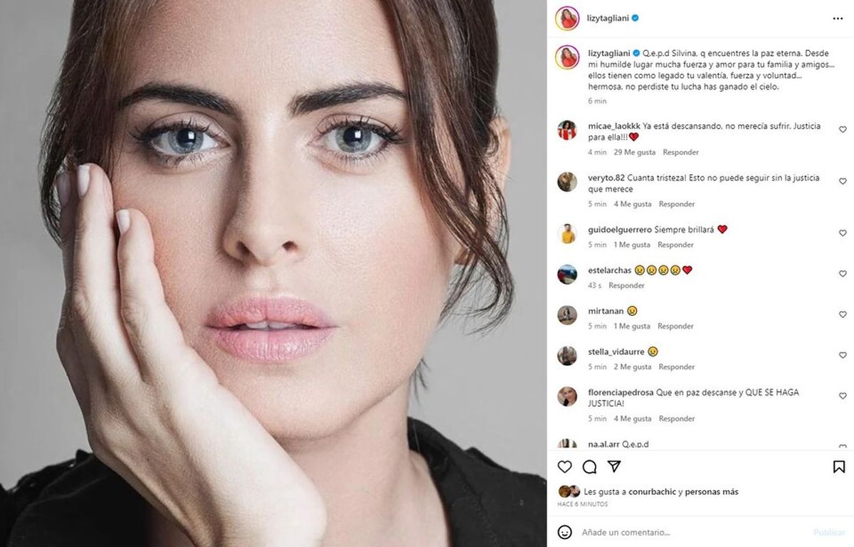 Silvina Luna: los sentidos mensajes de los famosos por la muerte de la ...