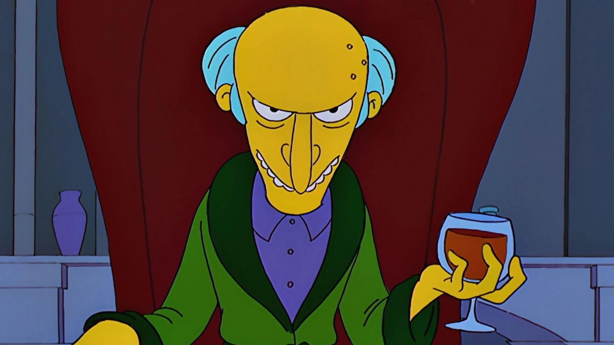 Inteligencia Artificial: así se vería en la vida real el Sr. Burns de Los Simpson