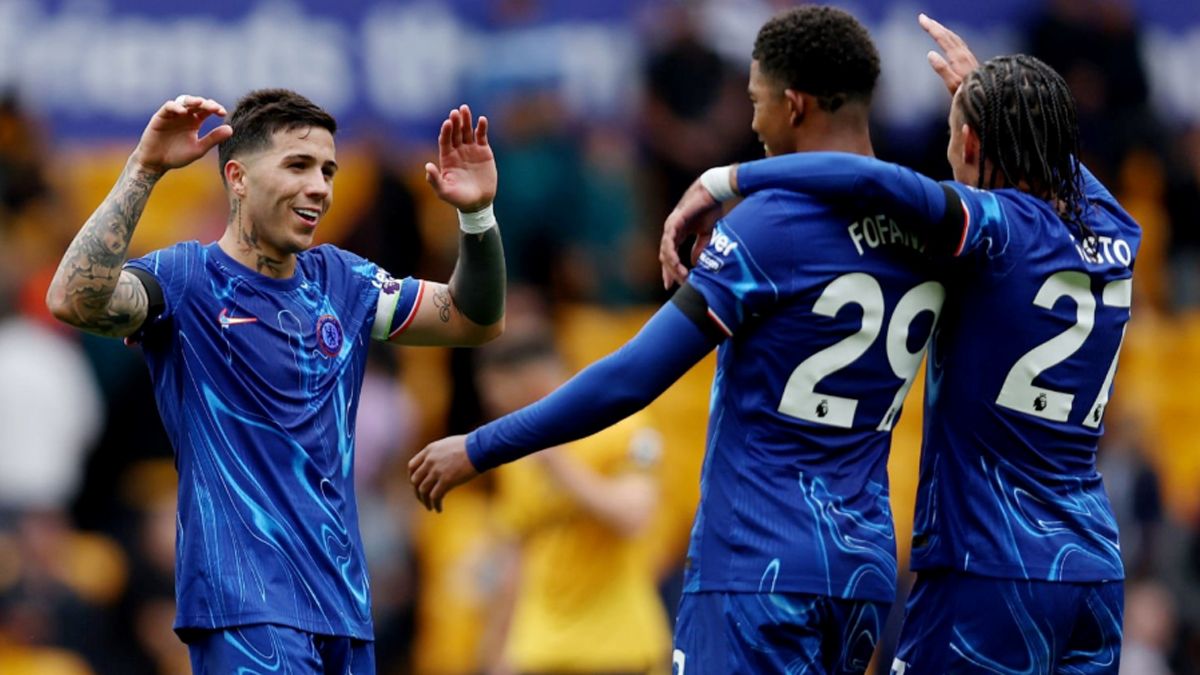 Enzo Fernández, capitán y figura en la goleada del Chelsea por la ...