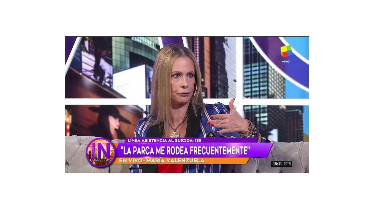 La dramática revelación de María Valenzuela