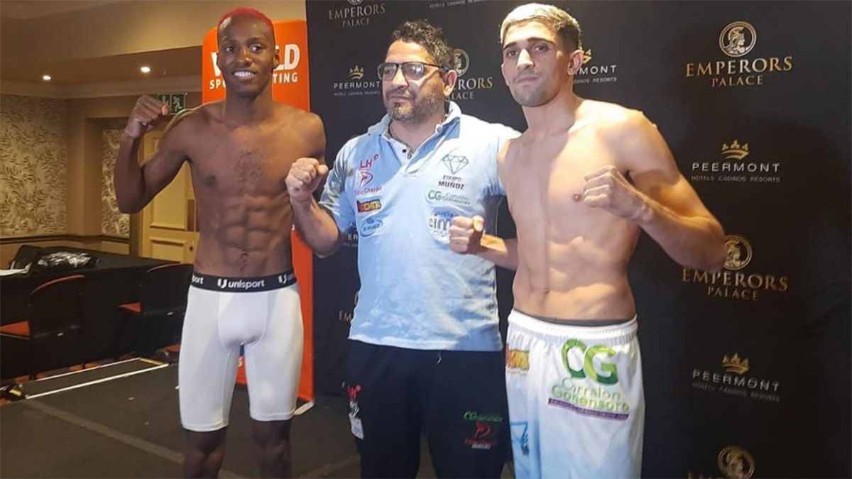 El mendocino Kevin Muñoz buscará el título mundial en Sudáfrica ante Ricardo Malajika