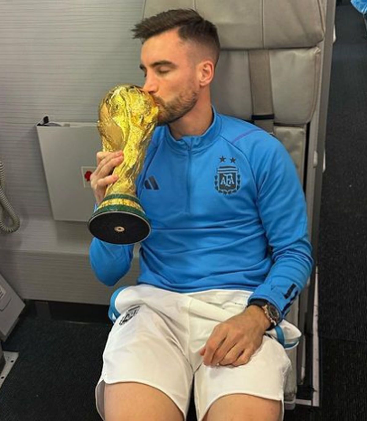 La Selección argentina y el viaje con la tercera Copa del Mundo