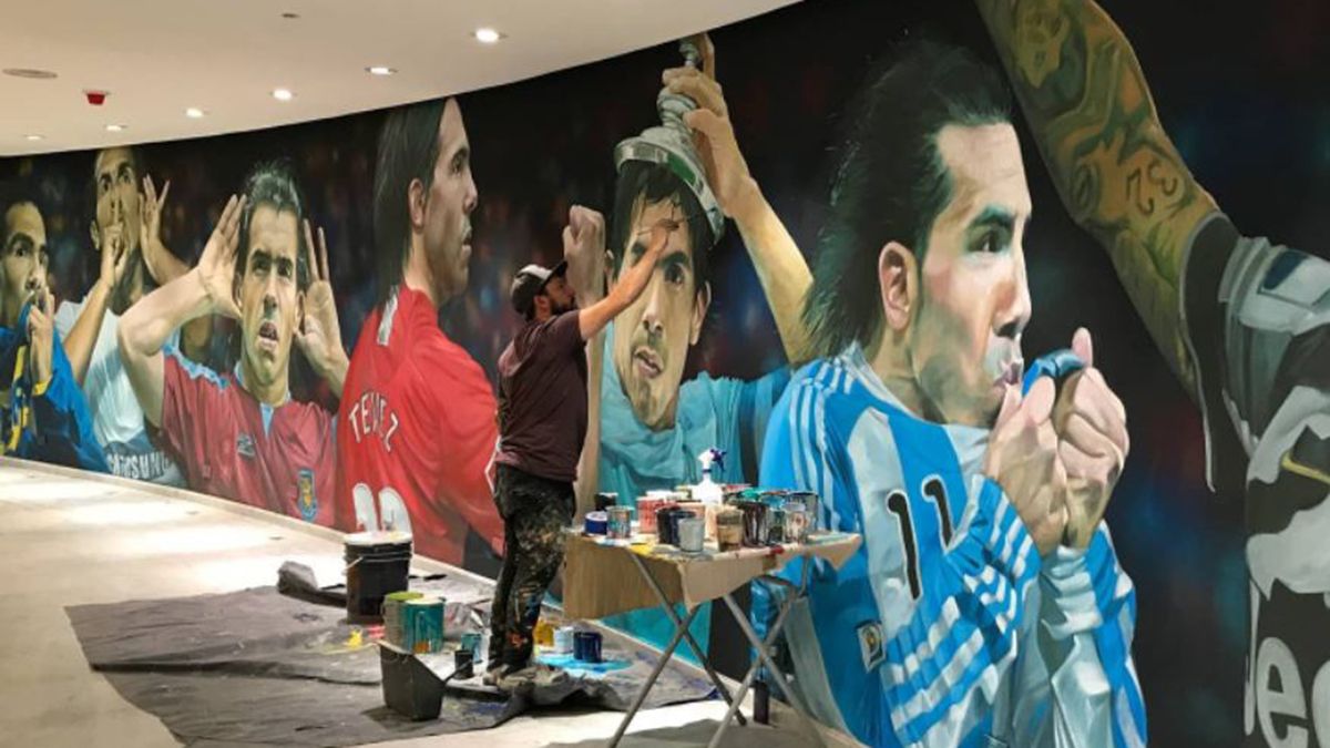 Martín Ron, de los mejores muralistas del mundo, está en Mendoza