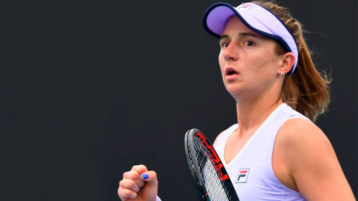 Nadia Podoroska y un resonante triunfo ante una top ten