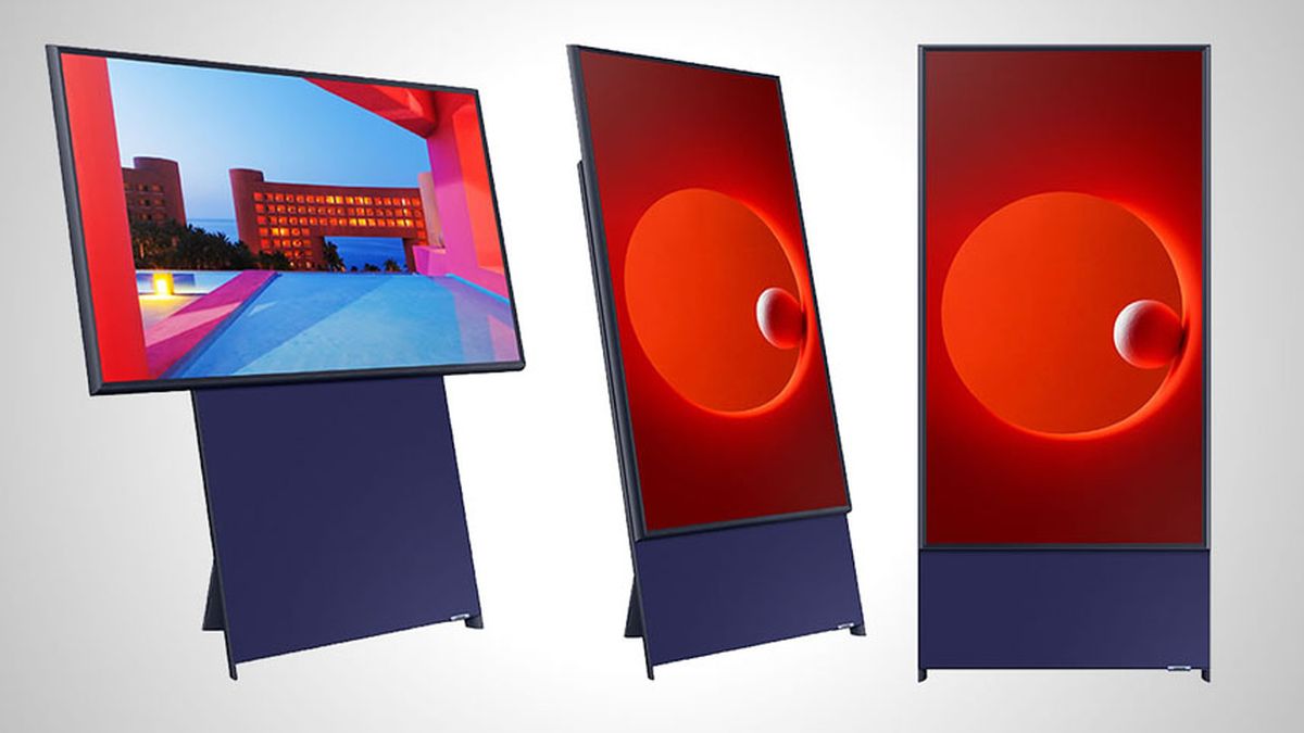 Samsung presentó su nuevo TV vertical de 43 pulgadas que costará U$S1.600