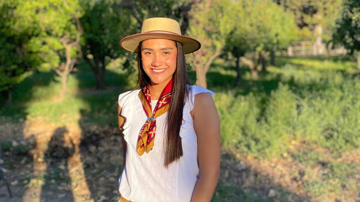 Amparo, la candidata de Santa Rosa que salió a cosechar y compartir el ...