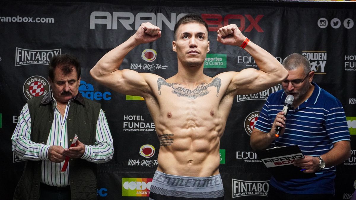 Maximiliano Segura superó el pesaje y defiende su título Sudamericano ...