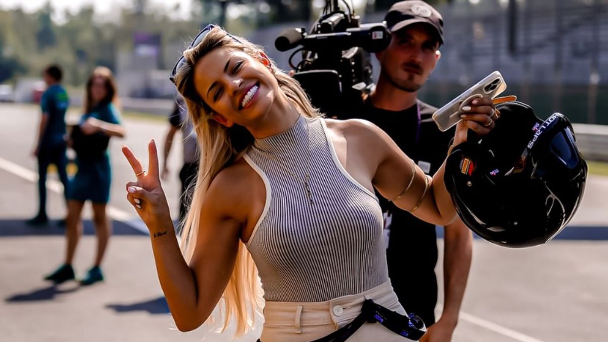 Christine GZ se puso picante tras su encuentro con Franco Colapinto: Es ...