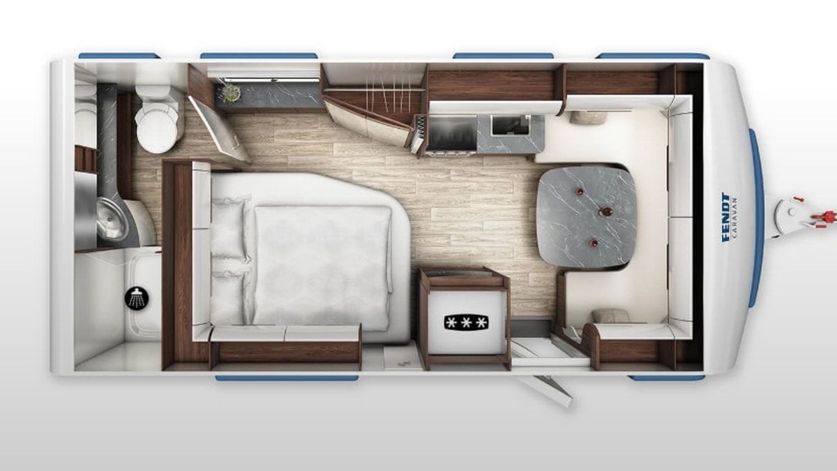 La casa rodante alemana que es lujo y confort sobre ruedas