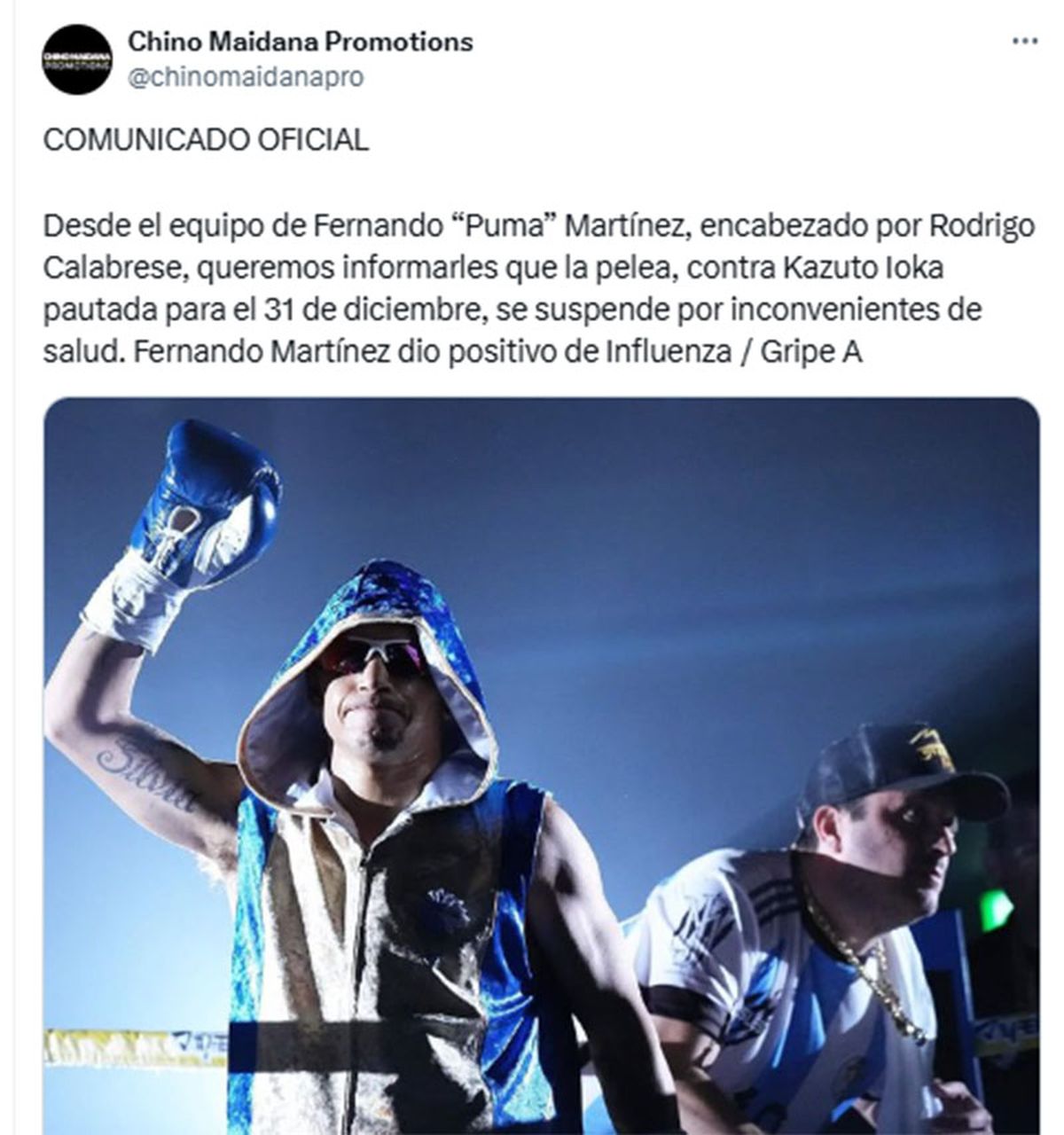 Bomba: por qué el Puma Martínez no peleará por el título mundial de ...