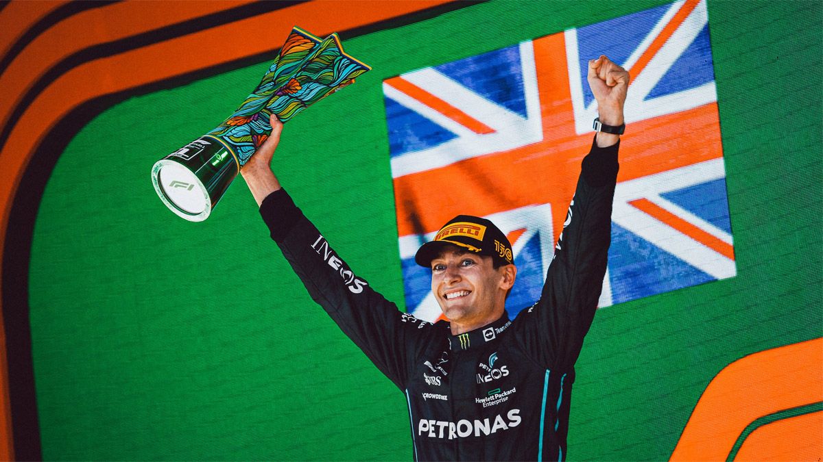 George Russell se quebró tras conseguir su primer triunfo en la F1