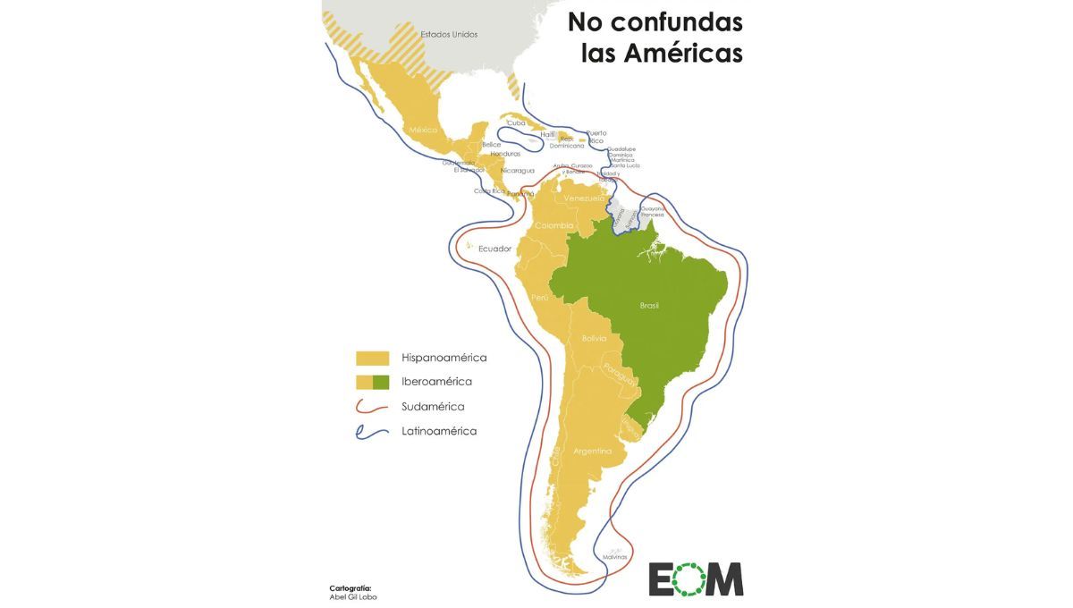Cuál es la diferencia entre América Latina, Hispanoamérica e Iberoamérica, según la RAE