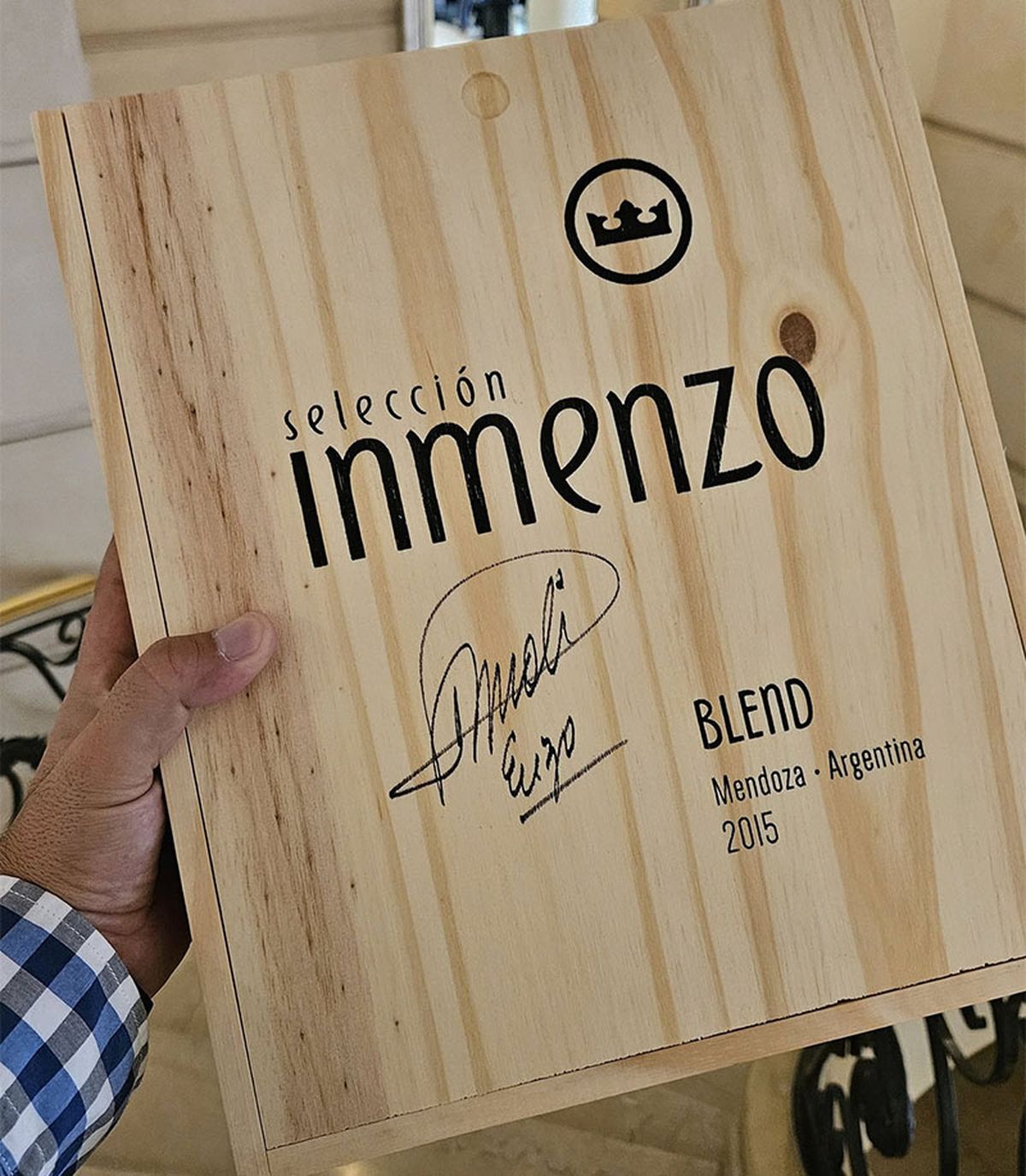 Enzo Francescoli estuvo en Mendoza presentando su vino InmENZO