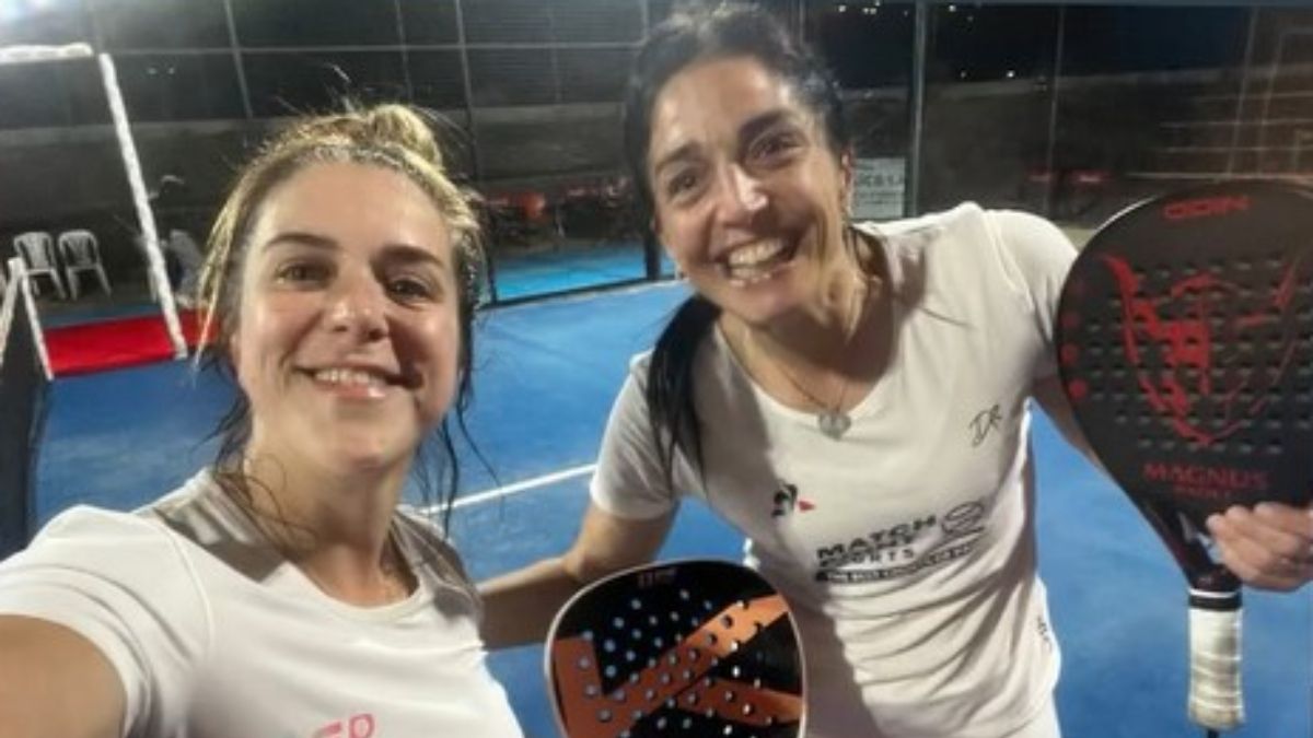 Irene Jiménez y Daniela Banchero, las campeonas del AJPP femenino que organizó el Kondor Club