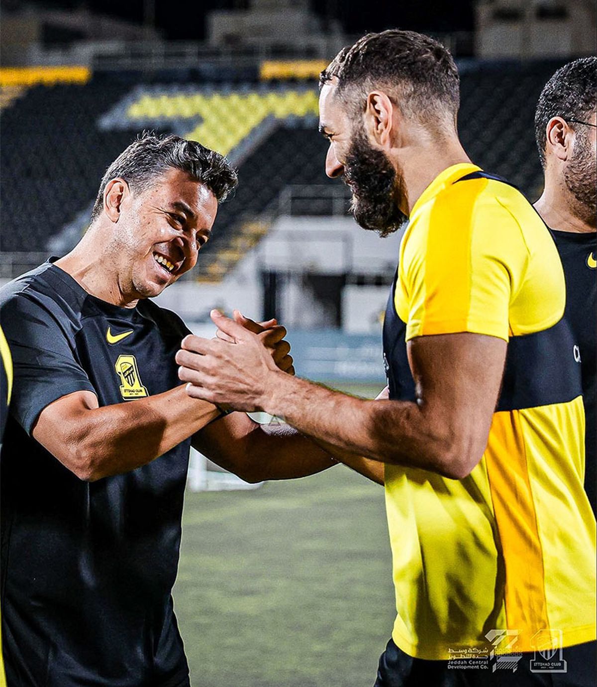 Cómo fue el encuentro de Marcelo Gallardo con Benzema en Al Ittihad