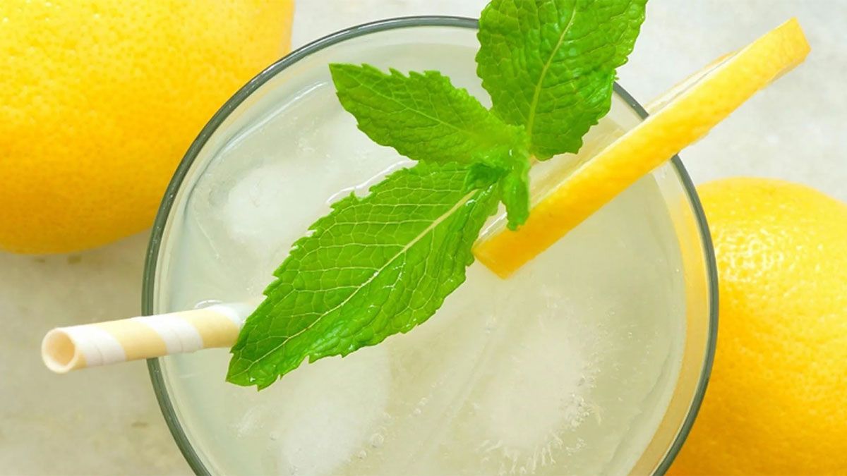 Recetas: cómo hacer una deliciosa limonada casera de menta y jengibre