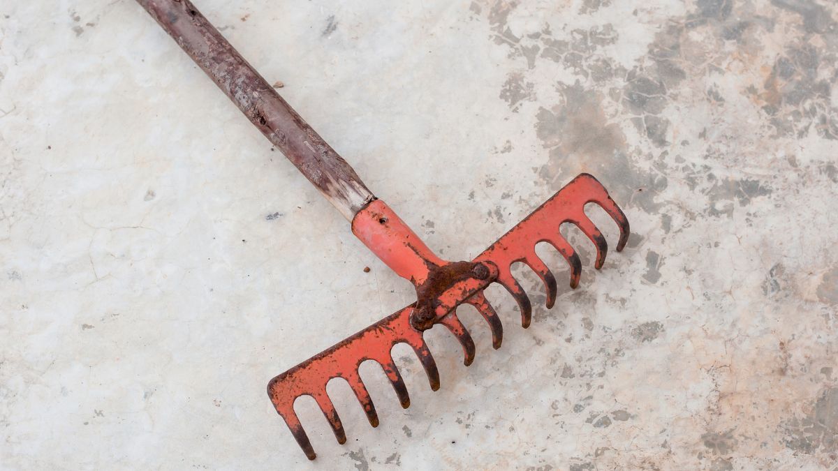 Recicla el rastrillo viejo y sin usar que tienes en el jardín y crea ...