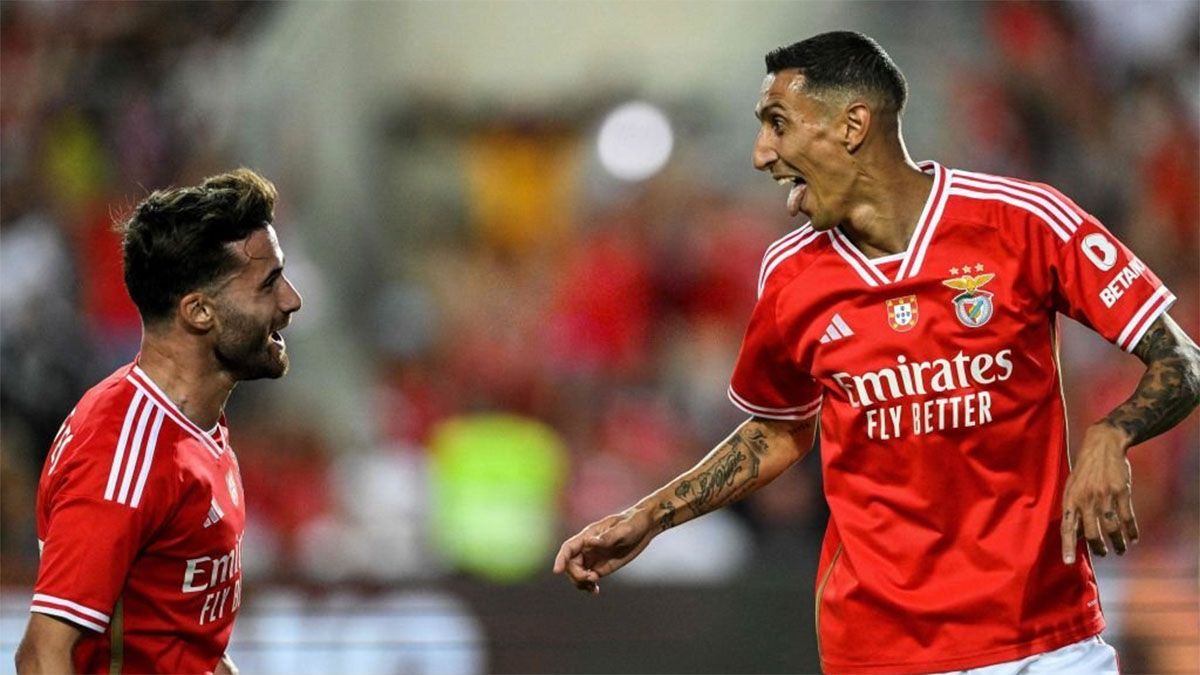 Ángel Di María le hizo un sombrerito a Cristiano Ronaldo y la rompió en ...