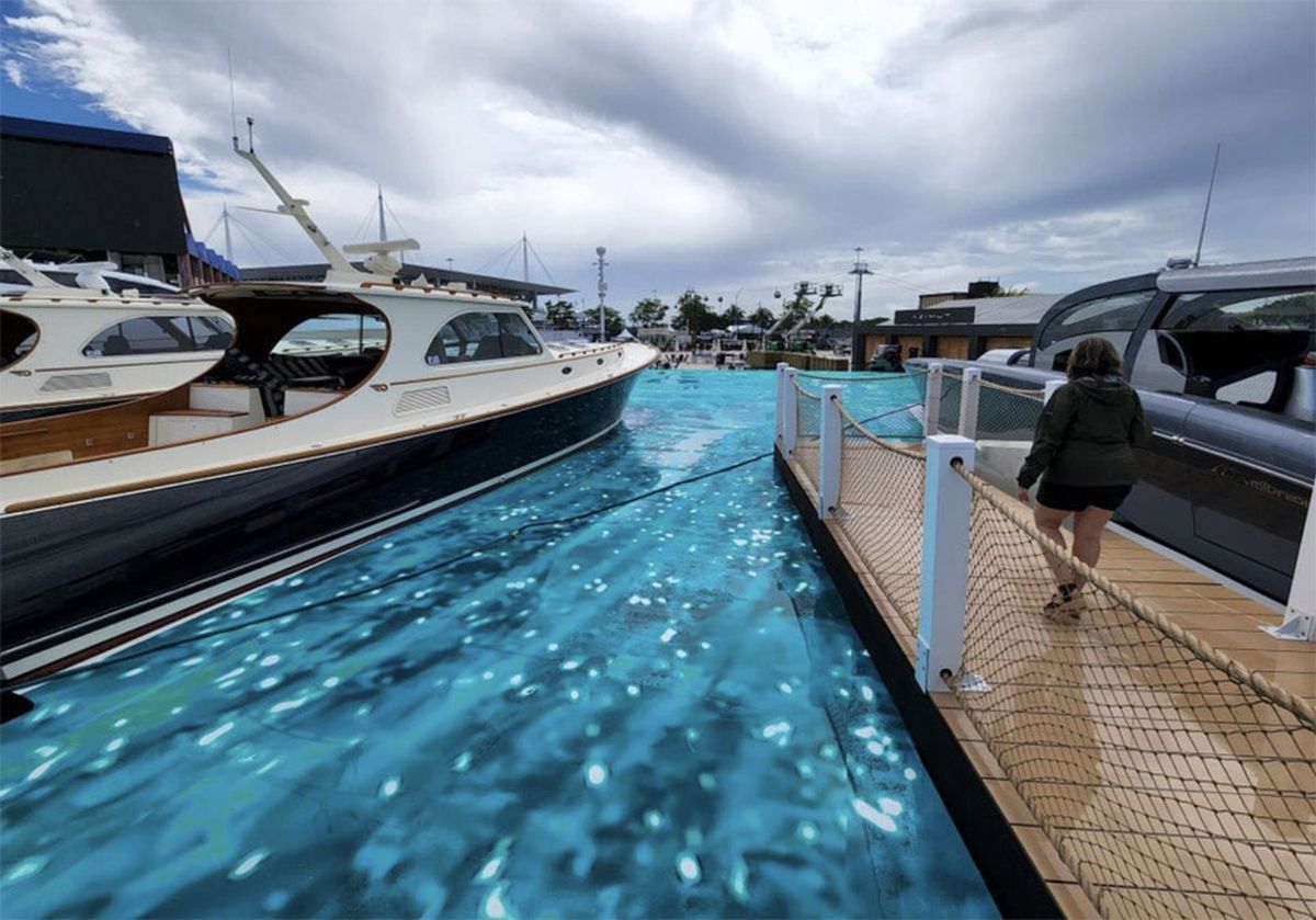 El GP de Miami de F1 es furor por su agua falsa