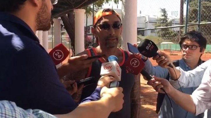 El Chino Ríos se zarpó con la prensa chilena